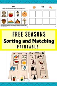 Free Seasons Printable Game - HisLifeLearner.com Free seasons printable