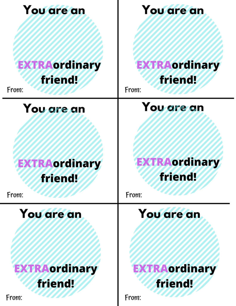 Valentines to use with Dollar store items - HisLifeLearner.com